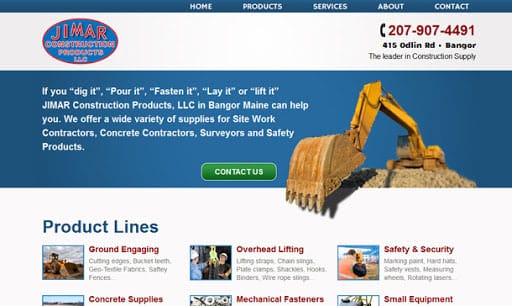 JIMAR Construction Products LLC - Links Web Design