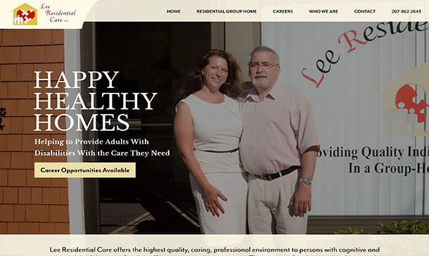 New Website for Lee Residential Care | Bangor, Maine