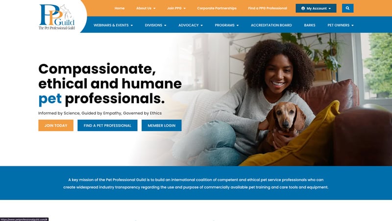 New Website for Pet Professional Guild (PPG) | Orlando, FL